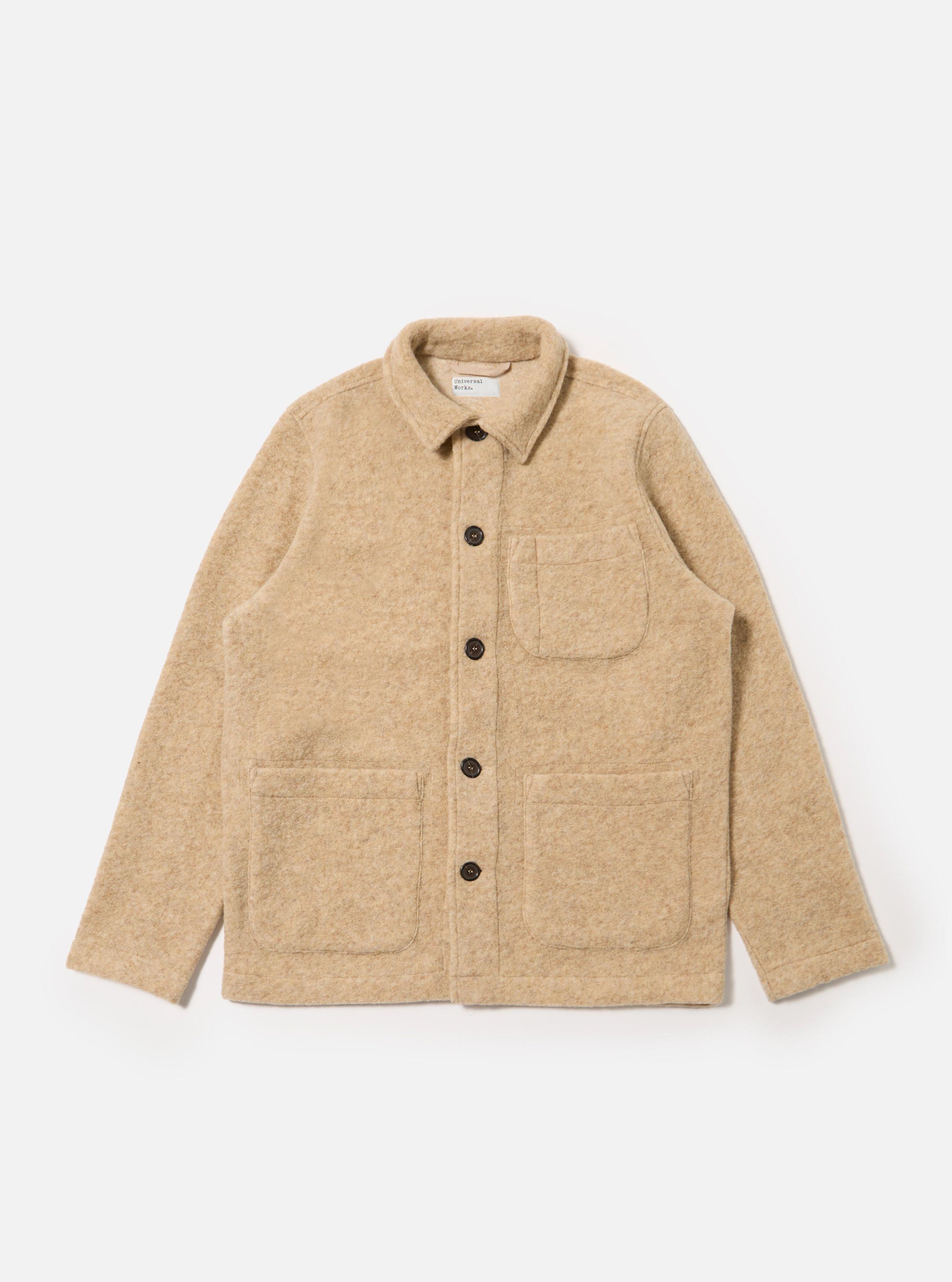 Universal Works Fawn Wool Fleece Field Jacket | King's Cross
