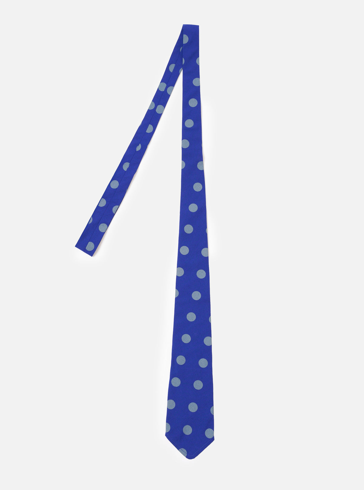 Men's Navy Bold Dot Print Rayon Tie – Universal Works
