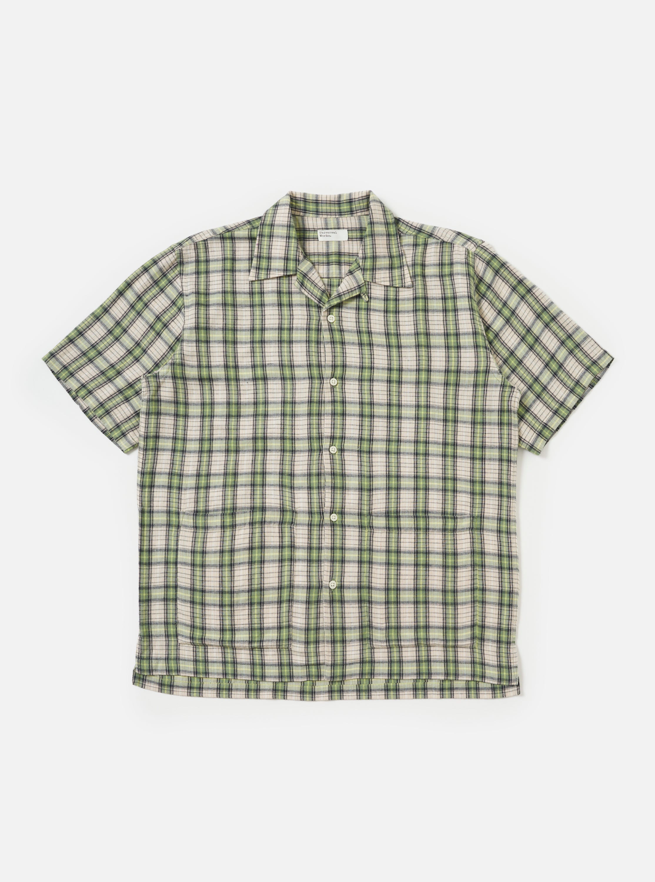 Universal Works Green Busy Plaid Short Pyjama Set | King's Cross