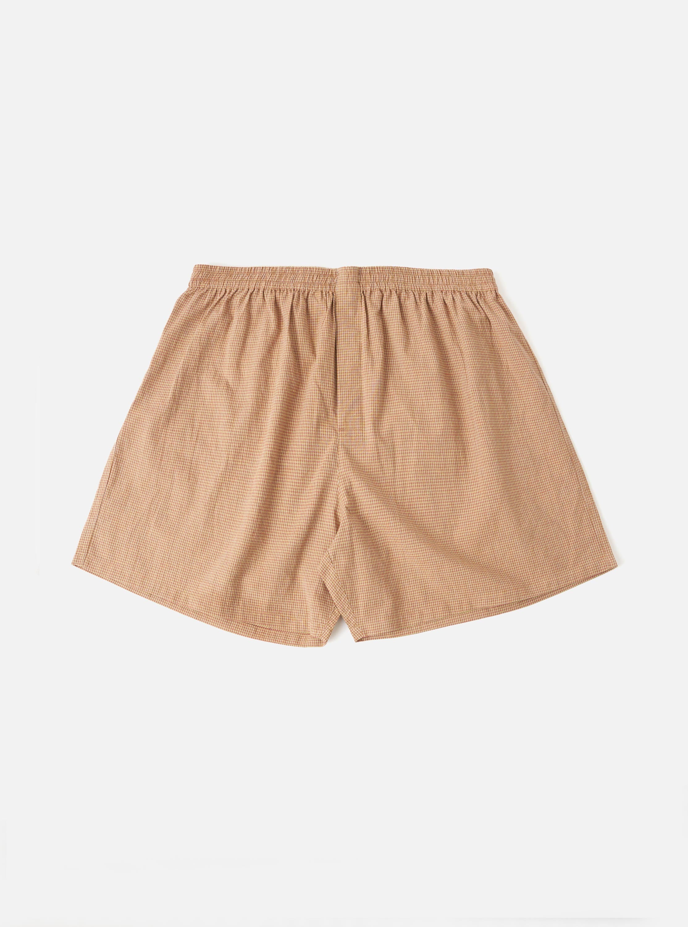 Brown Madras Check Boxer Short – Universal Works