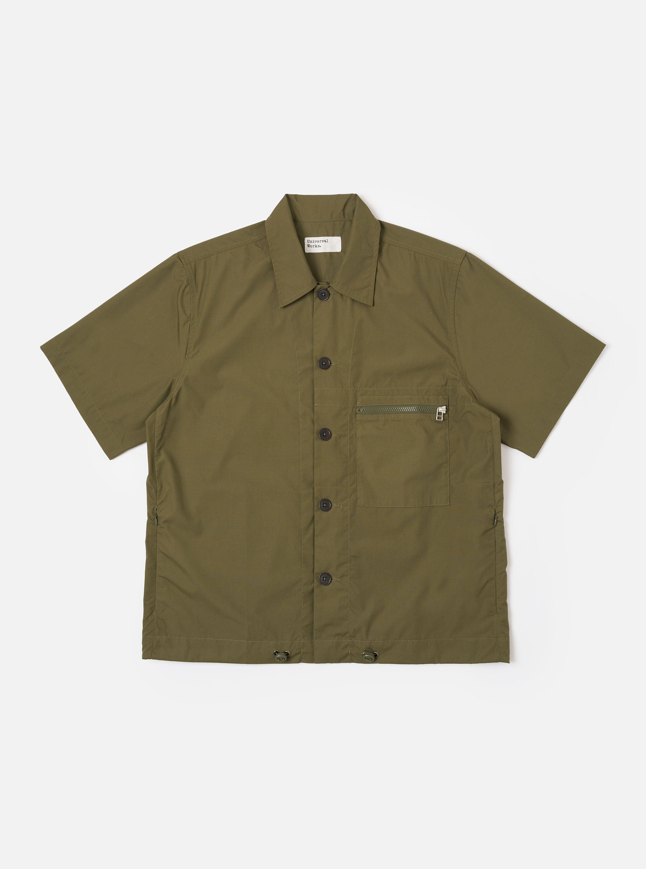 Men's Olive Recycled Poly Tech Z Tech Overshirt – Universal Works