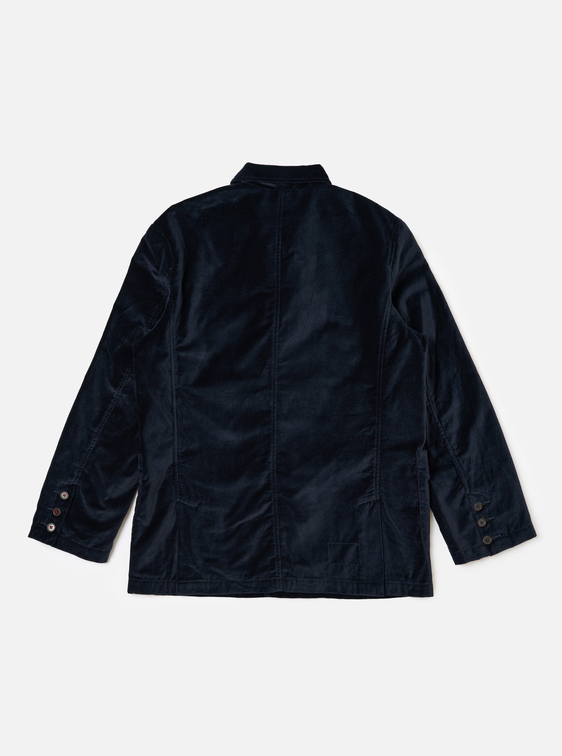 Men's Navy Velveteen Manor Jacket – Universal Works