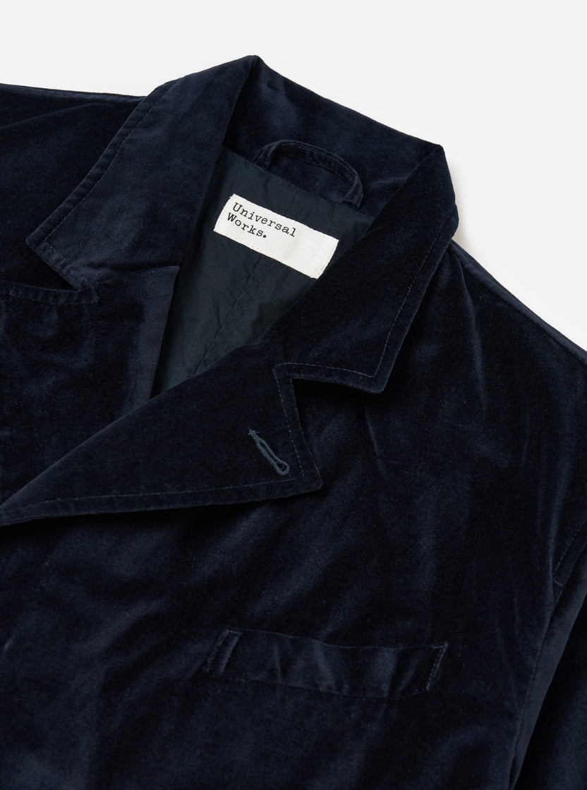 Men's Navy Velveteen Manor Jacket – Universal Works